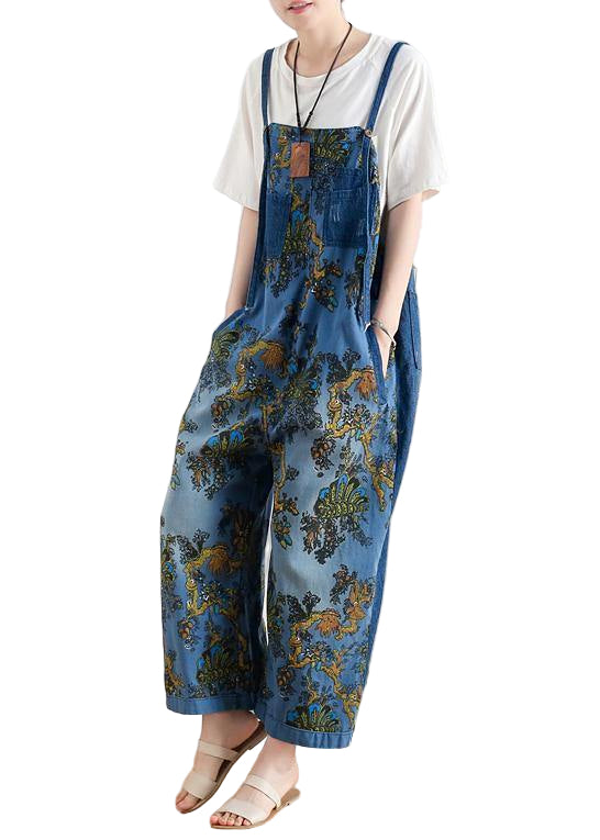 Dame Overalls Retro Etnisk Stil – Bellezanorge