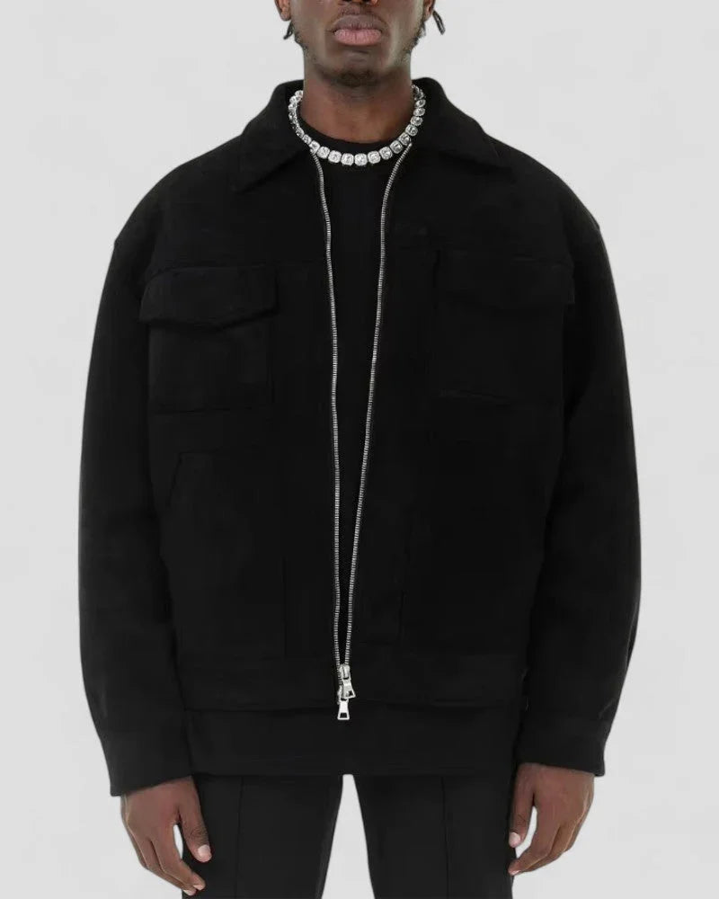 Herre Jakke Fritidsdesign Med Glidelås – Bellezanorge