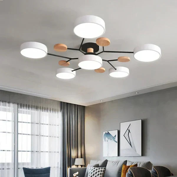 Moderne LED-taklampe med Justerbare Armer – Bellezanorge