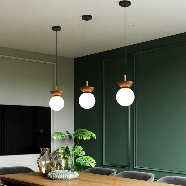 Taklampe Japansk Stil Minimalistisk Rund for Stue, Soverom og Gang - J ...